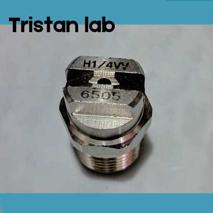 Jual Nozzle V jet Stainless 1/4 ( 6505 ) V1/4 Jet Flat Fan Spray Nozzle ...