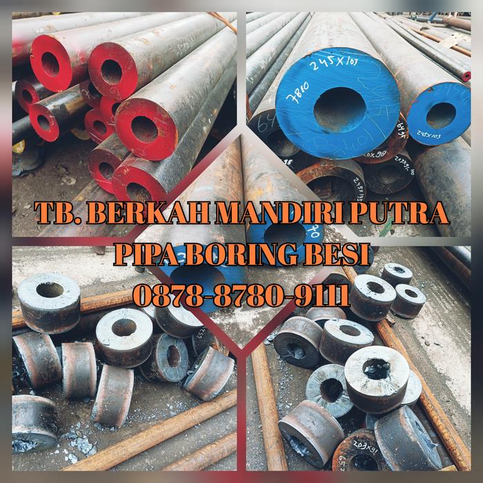 Jual pipa boring besi seamless OD 65mm x id 40mm x panjang 2410mm ...