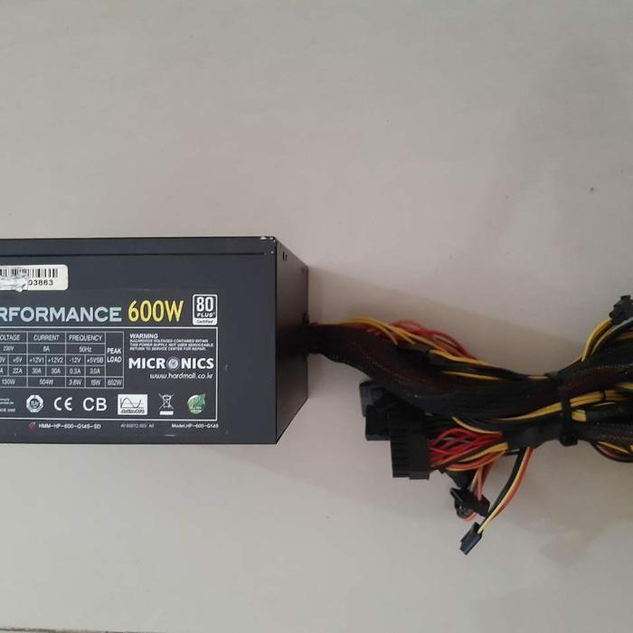 Jual Power Supply Pure 600Watt 80Plus Micronics - Kota Cilegon - sp_com ...