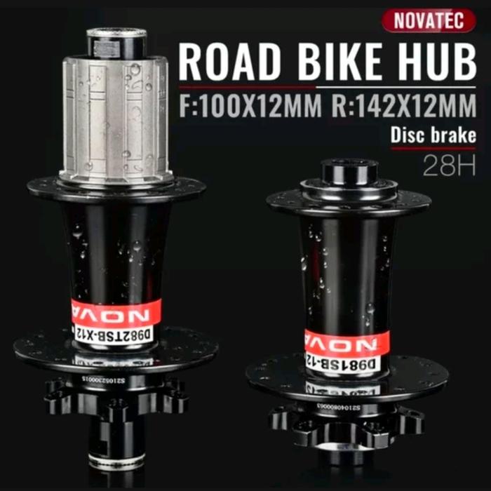 Jual Hub Freehub Novatec Road Gravel 28 Hole TA 12 x 100mm 12 x 142mm ...