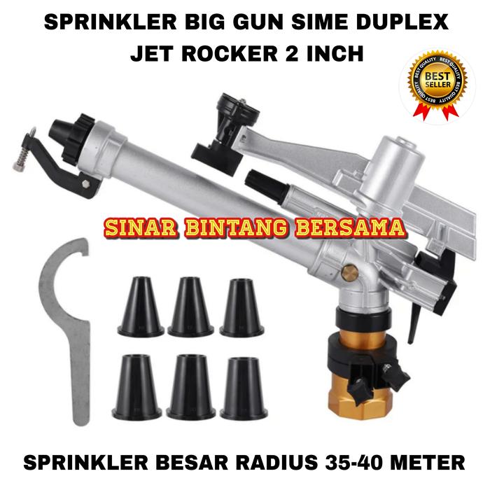 Jual SPRINKLER BIG GUN JET ROCKER 2 INCH RADIUS TEMBAKAN 35- 40 METER ...