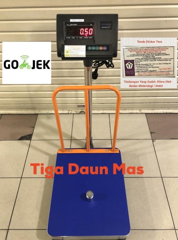 Jual Timbangan Digital Barang / Timbangan Lantai / Bench Scale A12E + Pagar - Jakarta Selatan ...