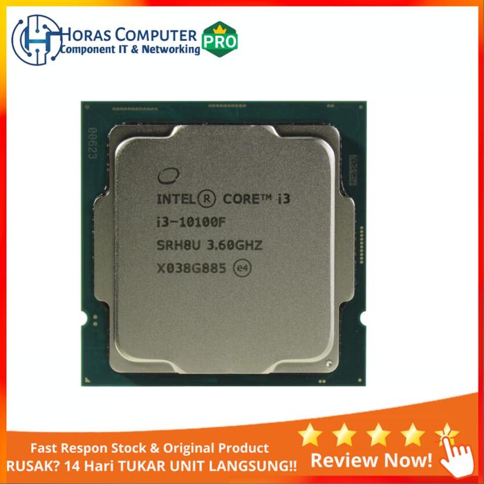 Jual Intel Core i3 10100F TRAY 4 Core 8 Thread 4.3GHz LGA 1200 - 6 NM 65W - Jakarta Pusat ...