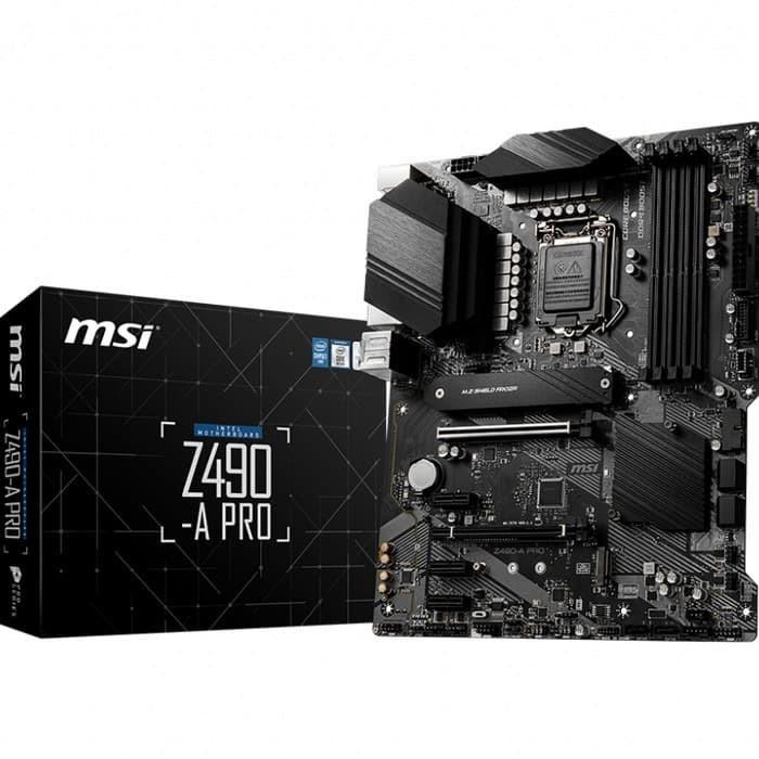 Jual MAINBOARD MSI Z490 A PRO (LGA1200 / Z490 / DDR4) GARANSI RESMI 3 TAHUN - Jakarta Pusat ...