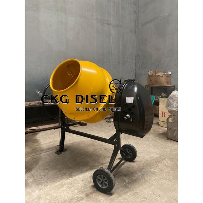 Jual Molen Aduk Semen Mixser TIGON TCM 300Liter + Mesin Penggerak GX200 ...