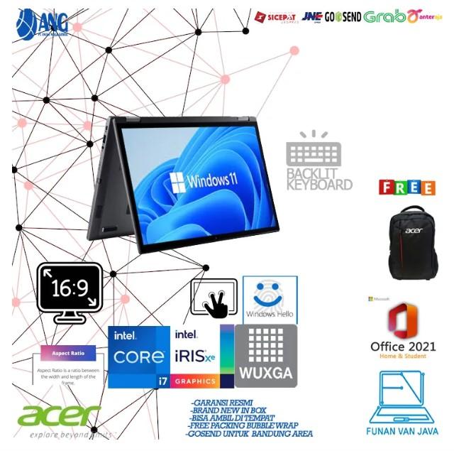 Jual Laptop Acer Aspire 5 Spin A5SP14-51MTN-7819 i7 1355U 16GB 512GB ...