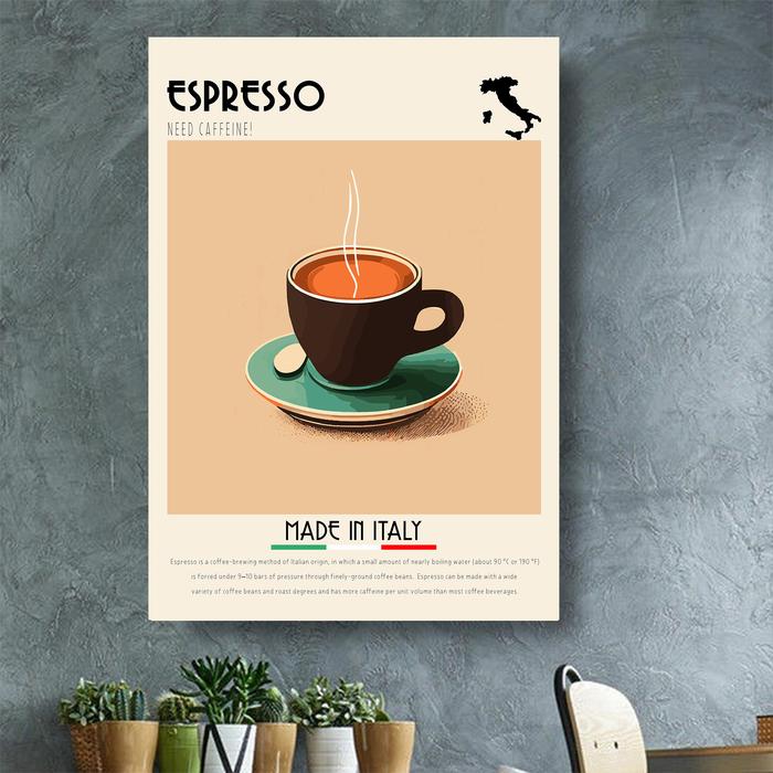 Jual Poster COFFEE Poster frame kopi hiasan dinding CAFE ESPRESSO ...