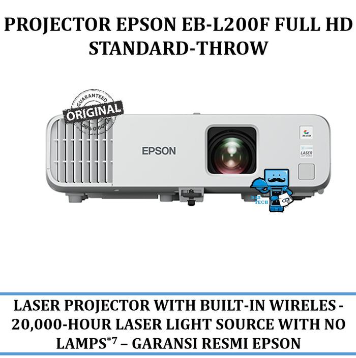 Promo Projector Epson Eb-L200f Full Hd Standard-Throw - Garansi Resmi ...