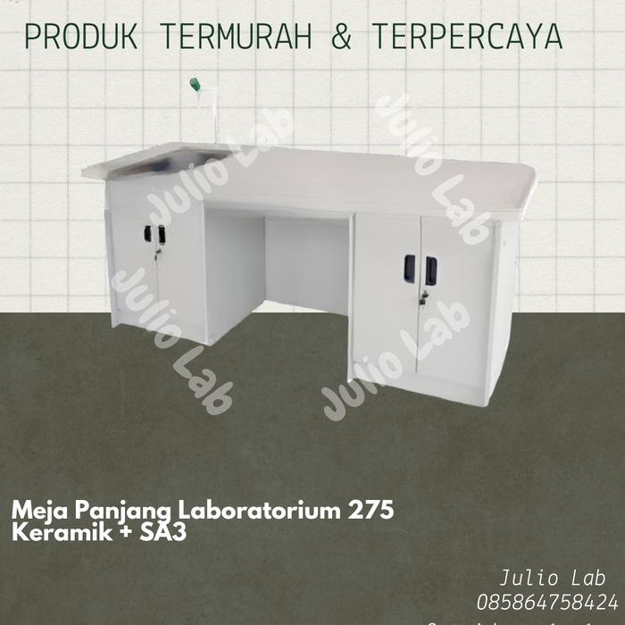 Jual Meja Panjang Laboratorium 275 Keramik + SA3 - Kab. Bogor - Julio ...