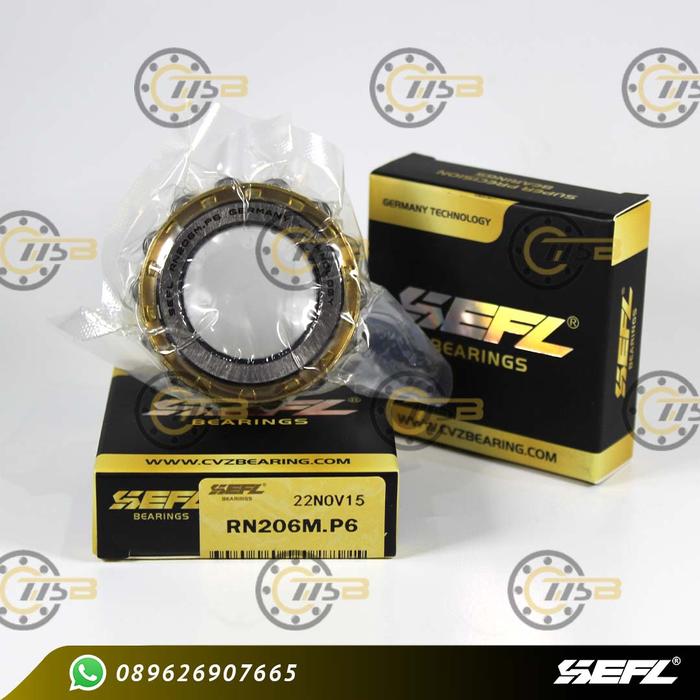Jual RN 206 M P6 Cylindrical Roller Bearing SEFL High Quality - Jakarta ...