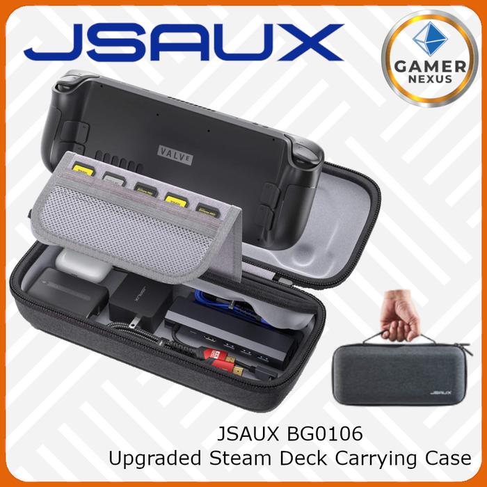 Jual JSAUX BG0106 Upgraded Steam Deck Carrying Case EVA Travel Storage ...