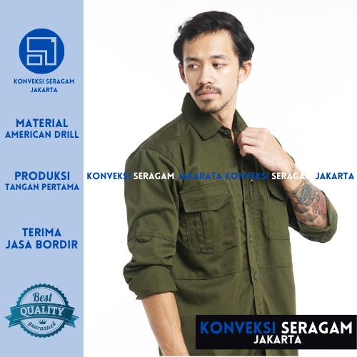 Jual Kemeja Tactical Lengan Panjang Pria Army - Seragam Pakaian Kerja ...