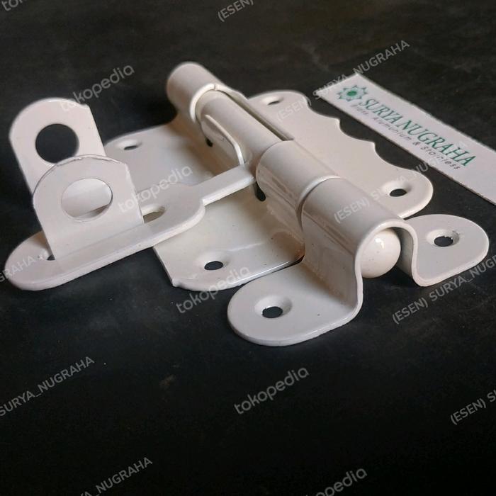 Jual Grendel Kunci Pintu Besi Overval/Operpal 4 inch White - Kab. Pati ...