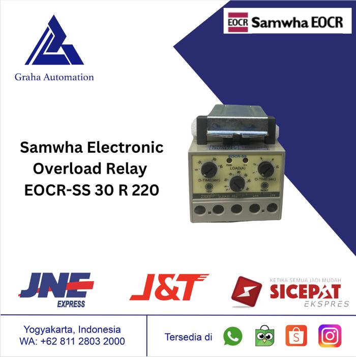 Jual Samwha Electronic Overload Relay EOCR-SS 30 R 220 - Kota Yogyakarta - Graha Automation ...