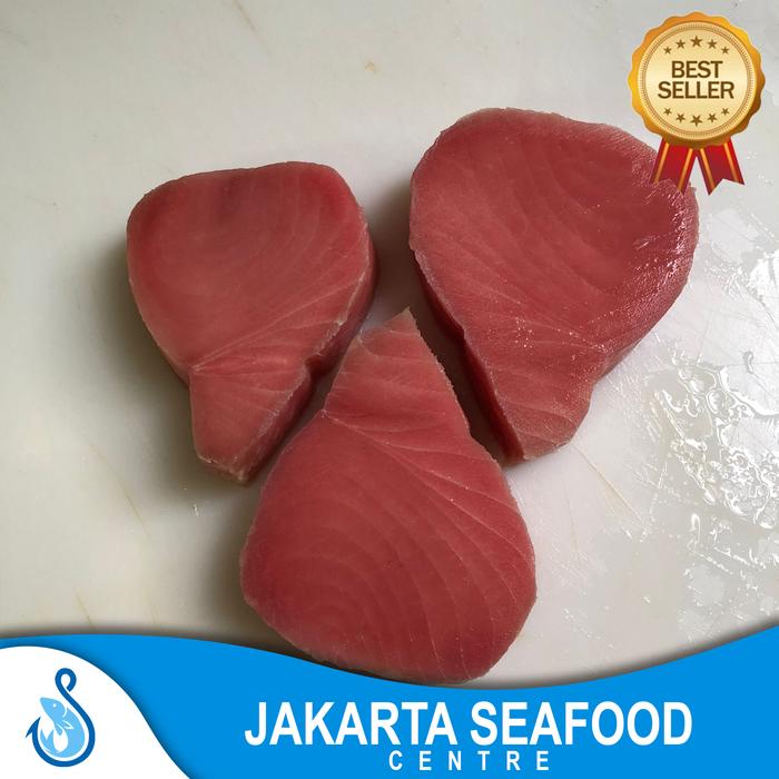 Jual Tuna Steak Fillet SEGAR GRADE A 1kg/Ikan Tuna Fillet Seafood ...
