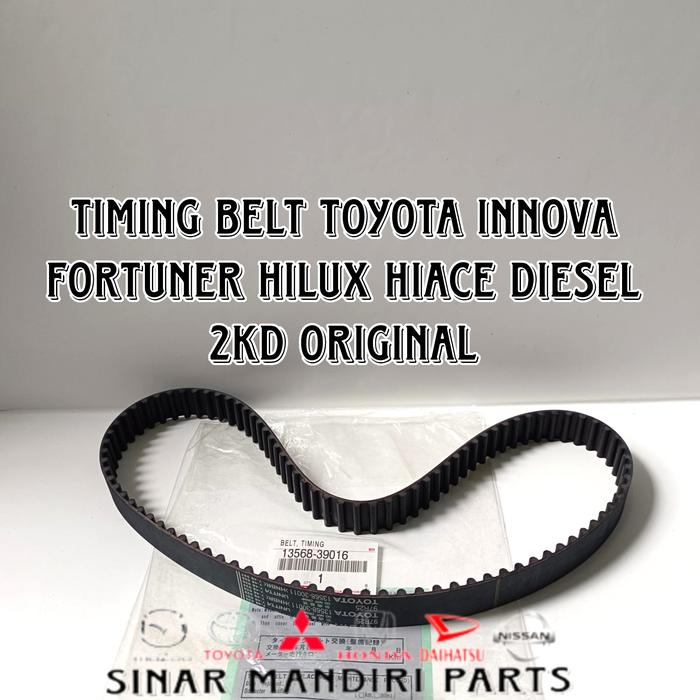Jual timing belt toyota innova fortuner hilux hiace diesel 2kd original ...