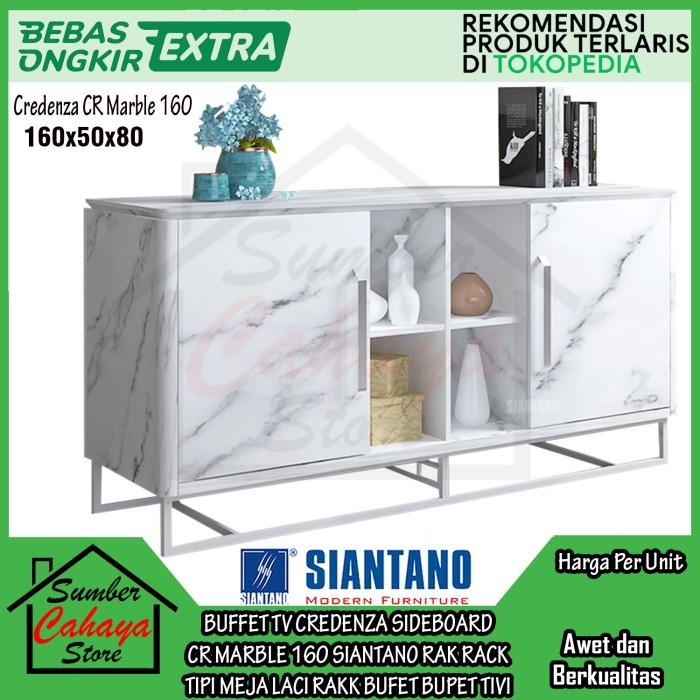 Jual [Kargo] BUPET RAK TIPI CR MARBLE MARMER 160 SIANTANO CREDENZA MEJA ...