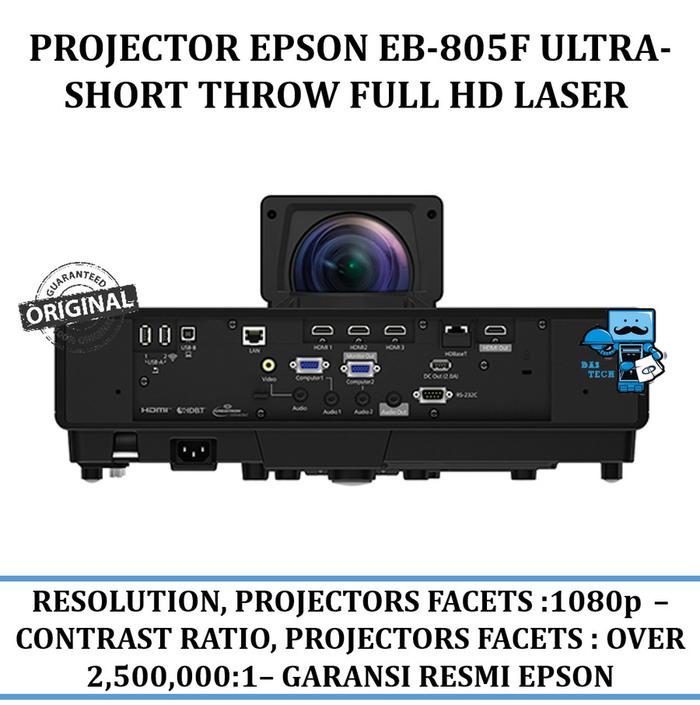 Promo Projector Epson Eb-805f Ultra-Short Throw Full Hd Laser Cicil 0% 3x - Jakarta Pusat - das ...