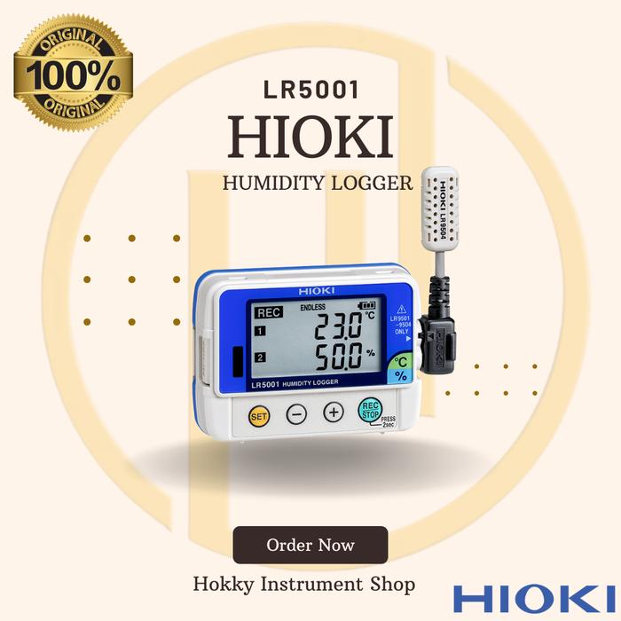 Jual HIOKI LR5001 HUMIDITY LOGGER - Kota Surabaya - Hokky Instrument ...
