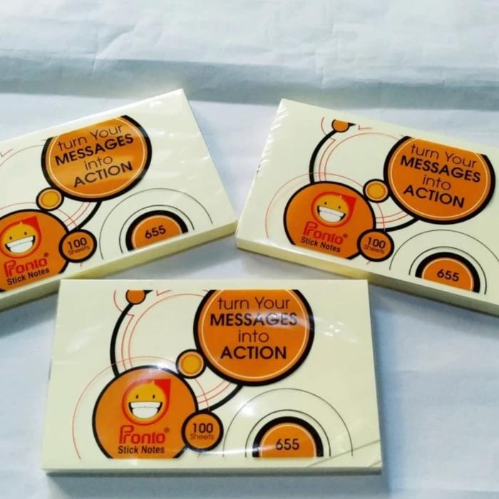Jual Pos't 655 Pronto / Memo Sticky Note 655 Pronto Original @ 1 Pad ...