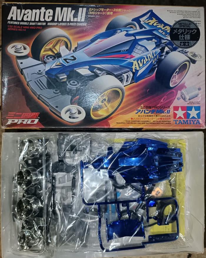 Jual Tamiya Mini 4WD 18614 - Avante MK.II Blue Metallic Special JDM ...