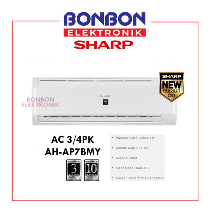 Promo Sharp AC AH-AP7BMY Plasmacluster 3/4PK Superjet Mode Garuda Series Cicil 0% 3x - Jakarta ...