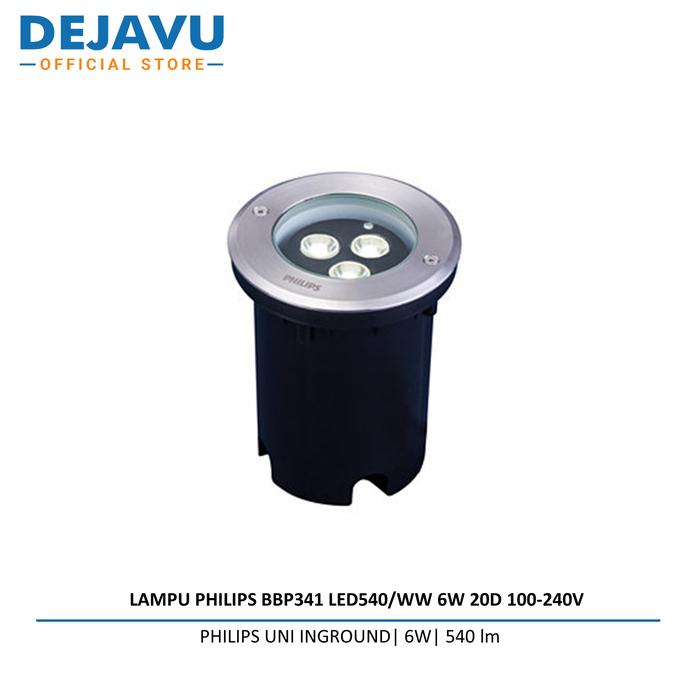Jual LAMPU PHILIPS UNI INGROUND BBP341 LED540/WW 6W 20D 100-240V - Kota ...