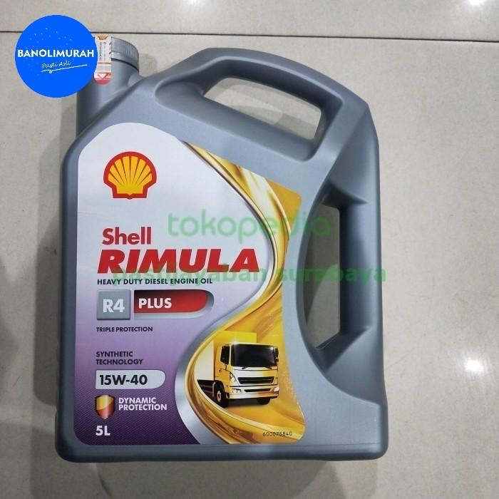 Jual Oli Shell Rimula R4 Plus 15W-40 Galon 5 Liter - Kota Surabaya ...
