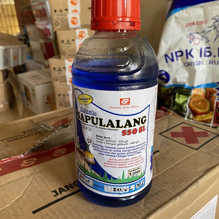 Jual Herbisida Sapu Lalang 550SL Santani Glifosat Racun Rumput Akar 1 ...