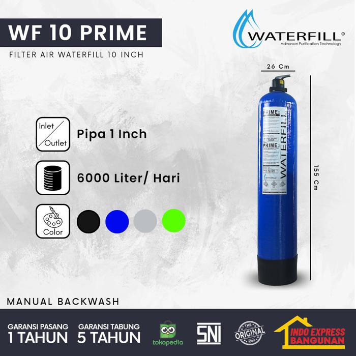 Jual FILTER AIR SUMUR - AIR TANAH BERBAU / KERUH / ZAT BESI WATERFILL 10" - Kab. Tangerang ...