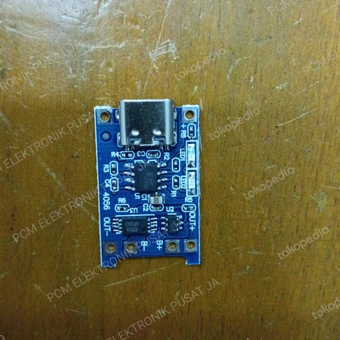 Jual 1231 modul module kit tp4056 tp 4056 plus protected tipe type c ...
