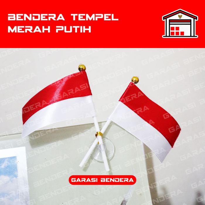 Promo Bendera Tempel Merah Putih Bendera Kecil Indonesia Bendera Kaca ...