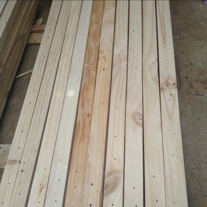 Jual kayu jati belanda sdh diserut T 2cm x L 4cm x P120cm - Jakarta ...
