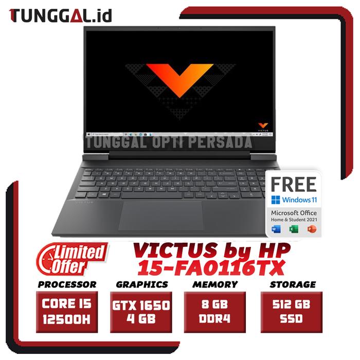 Jual HP VICTUS 15 FA0116TX INTEL i5 GTX 1650 15,6" IPS 144Hz 512GB W11+OHS - Kota Magelang ...