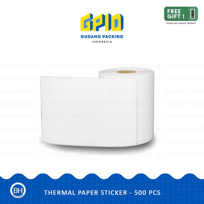 Jual Thermal Paper Sticker Roll / Kertas Label Thermal - Jakarta Barat ...