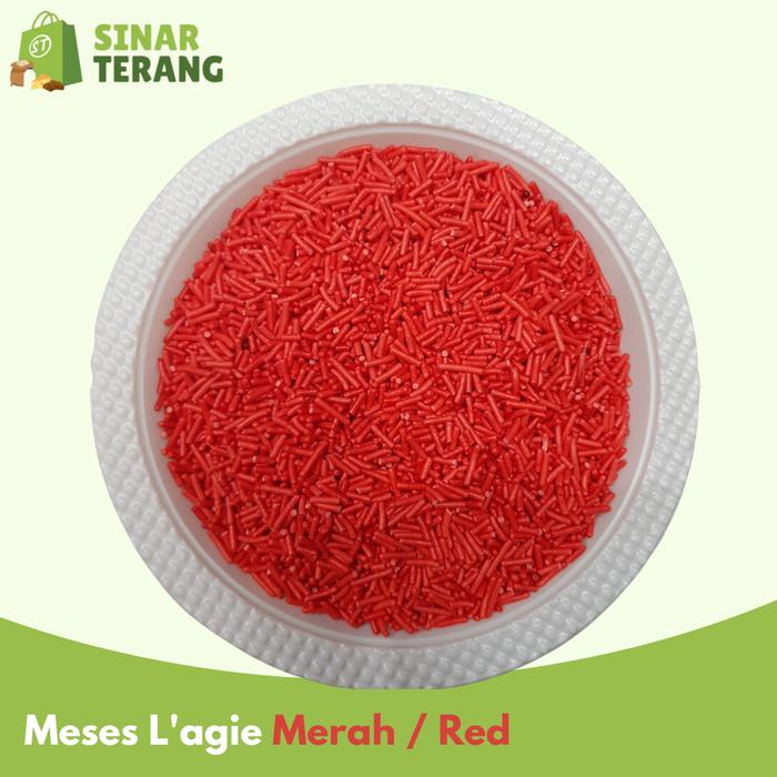 Jual Meses LAGIE RED 500 gram coklat 1 warna butir merah - Kota ...