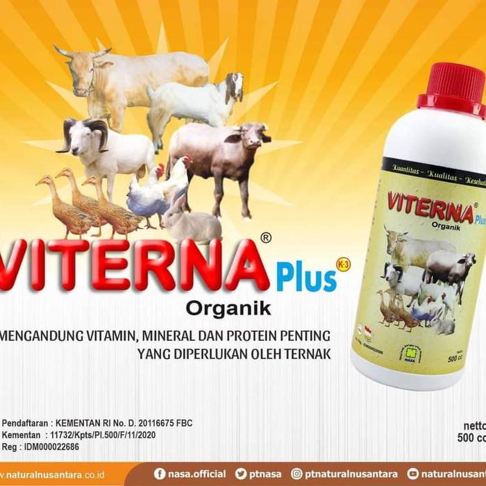 Jual VITERNA PLUS (VITAMIN TERNAK) NASA 500CC - Kota Yogyakarta - Mam ...