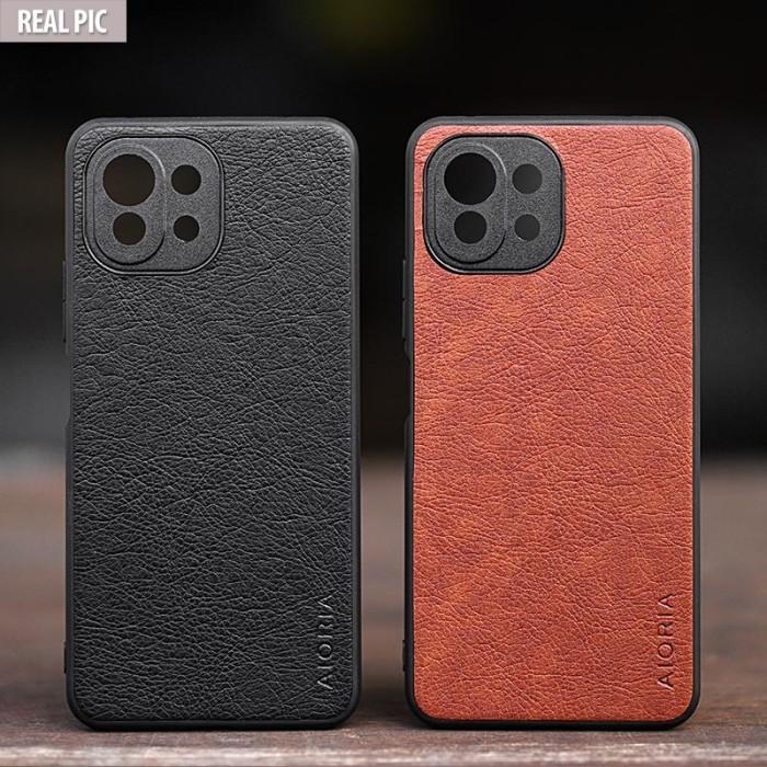 Jual Casing Xiaomi Redmi Note 12 Pro 4G 5G 12C AIORIA Leather Soft Case ...