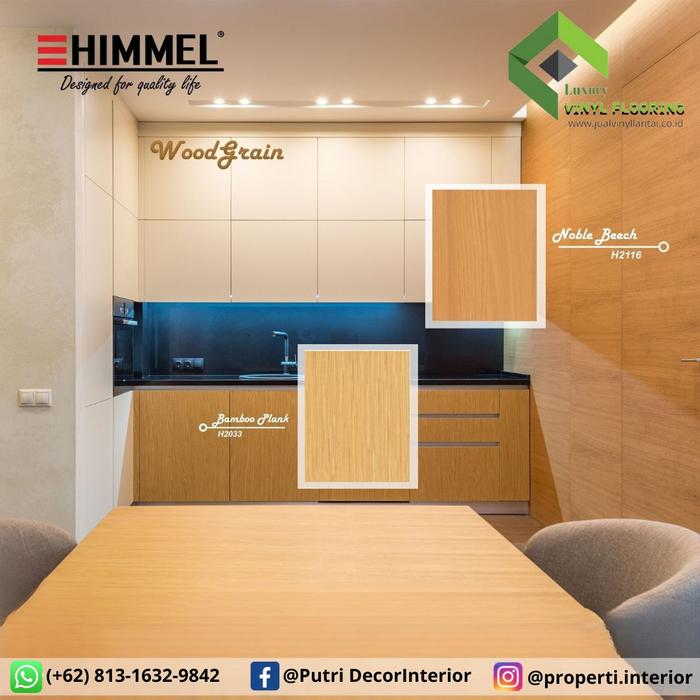 Jual HPL Himmel type H2033 - Bamboo Plank uk. 1,22m x 2,44m tebal 0,8mm ...