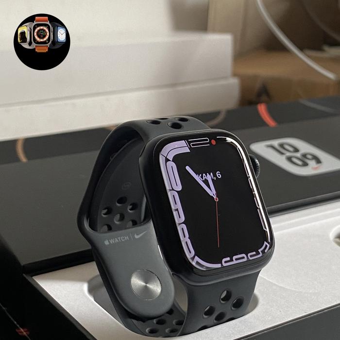 Jual (iBox)Apple Watch Iwatch series 7 41mm Nike+ Midnight - Kota ...