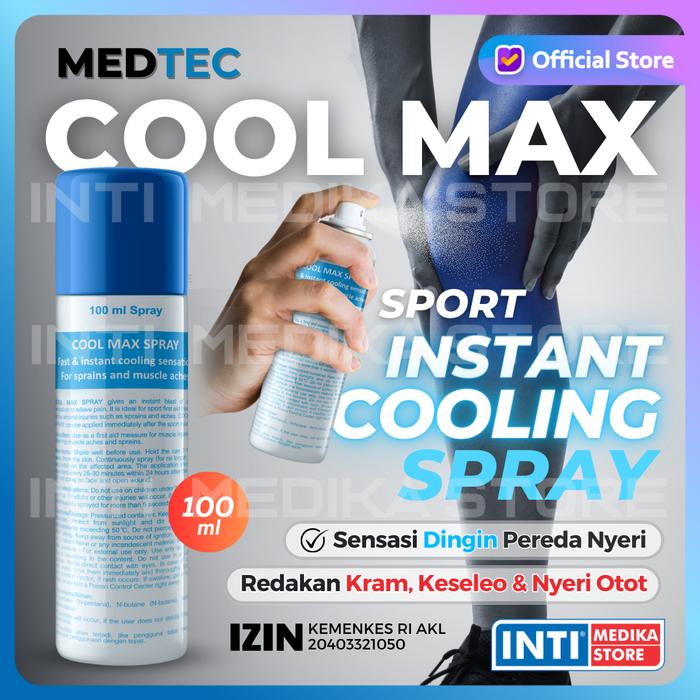 Promo MEDTEC - COOL MAX Spray Pereda Nyeri Cedera Kram Otot | No Pain P3K - Kota Bandung - INTI ...