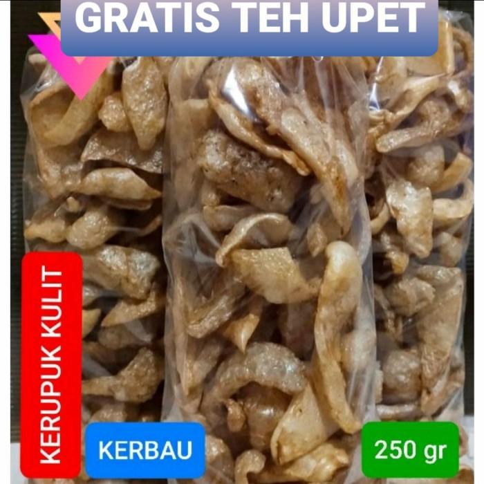 Jual KERUPUK KULIT KERBAU KHAS CIREBON 500 GR GRATIS Teh upet - Kota ...