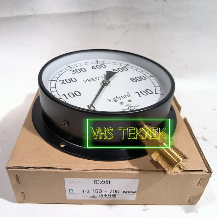 Jual PRESSURE GAUGE / MANOMETER YAMAMOTO 6 INCH 700 KG/CM2 - Kota ...