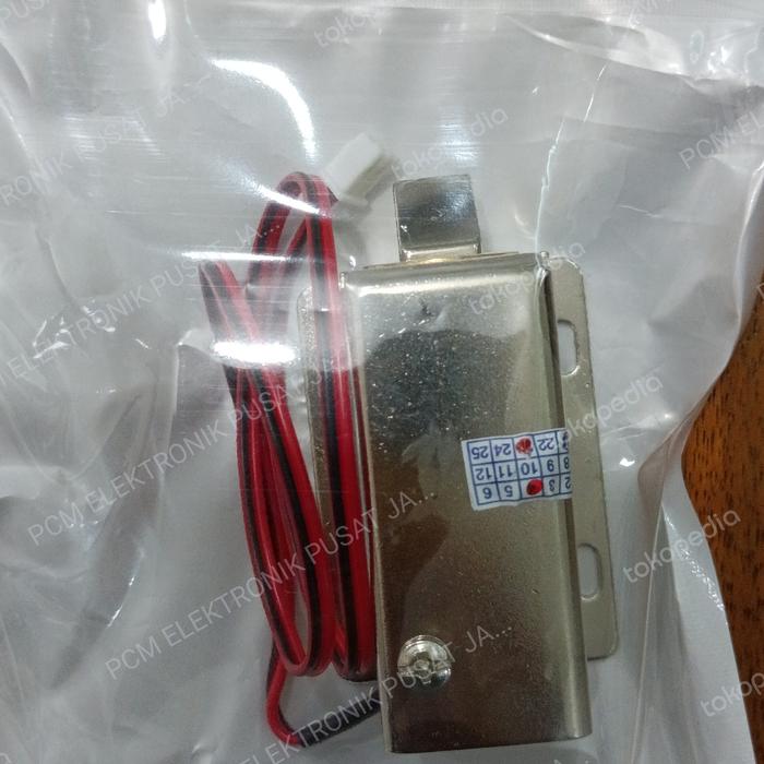 Jual 1281 selenoid door lock pintu magnetic 12v 12 volt 12 volt ...