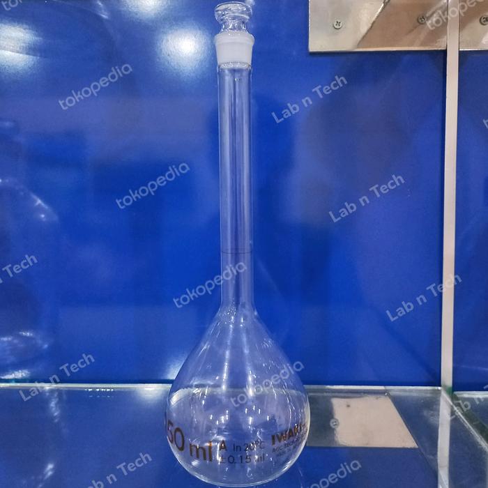 Jual Labu Ukur 250 ml tutup kaca katalog 5640-250 Iwaki Original Class A - Kota Bekasi - Lab n ...