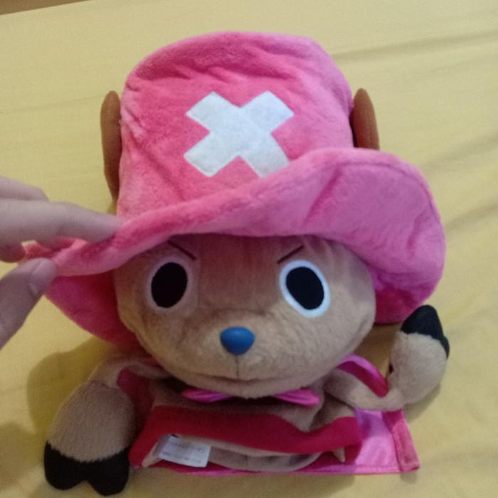 Jual Hand puppet Tony Tony Chopper One Piece RARE Boneka BANDAI 2006 ...