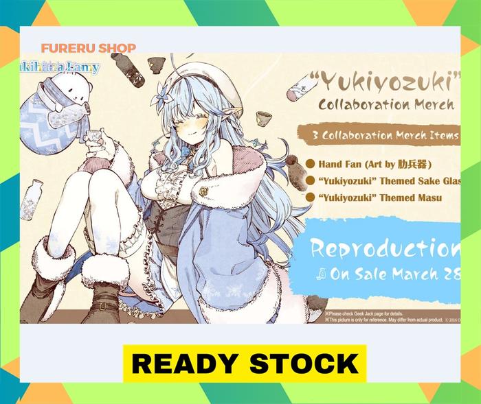 Jual Hololive Yukihana Lamy x "Yukiyozuki" Collaboration" Merch Set ...