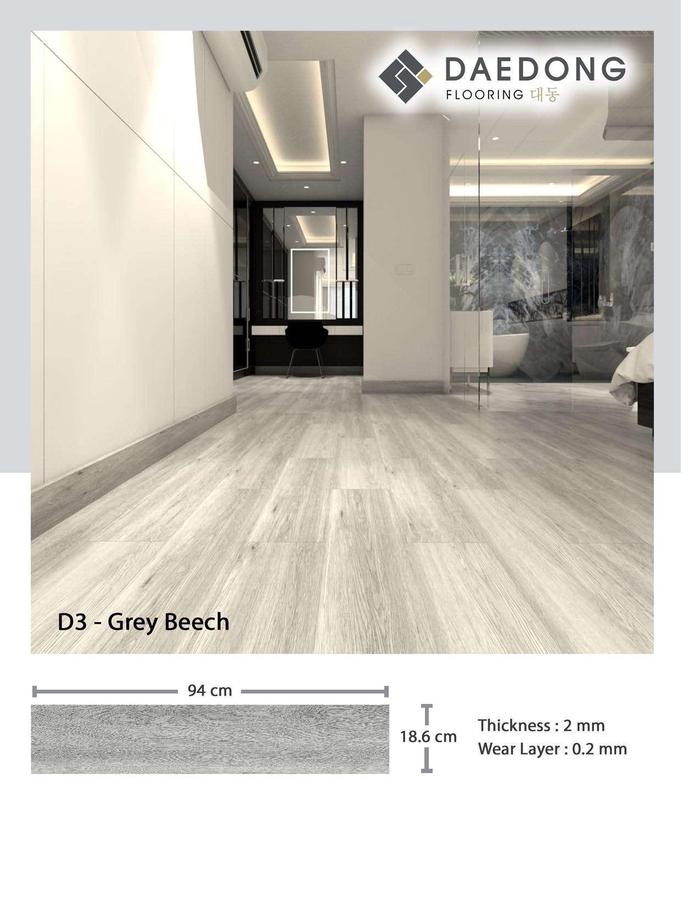 Jual Lantai Vinyl Motif Kayu tebal 2mm - Daedong Korea - D1 - Jakarta Utara - Unique Carpet ...