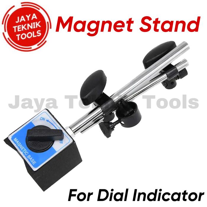 Jual Magnetic Base Stand Dial Indicator Adjustable Flexible Holder ...