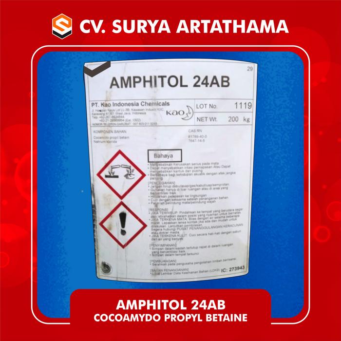 Jual Foam booster Amphitol 24Ab/ CAPB/ Cocoamydo Propyl Betaine - Kab ...